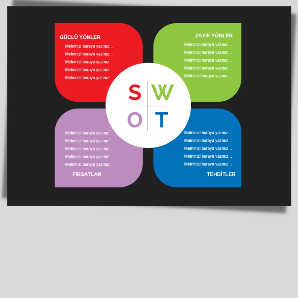 Swot Analizi Word Sunum Şablonu 6