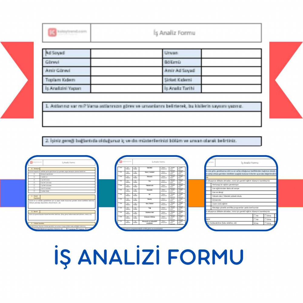 İş Analizi Formu - kolaytrend.com